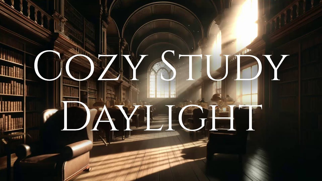 Cozy Study Daylight | Dark Academia Ambience for Study, Sleep, and ...