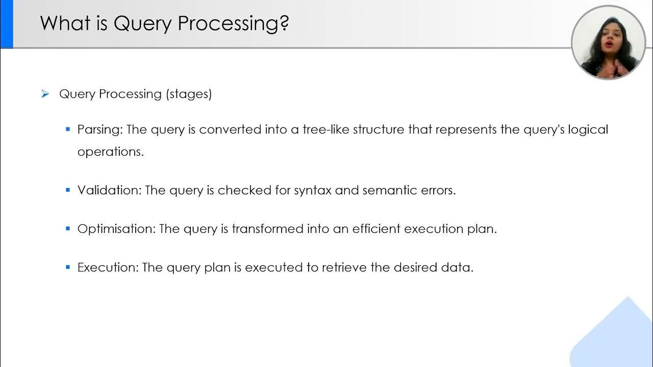 Basic Concept of Query Processing part 1 || Advanced Database Management System in Simple ...