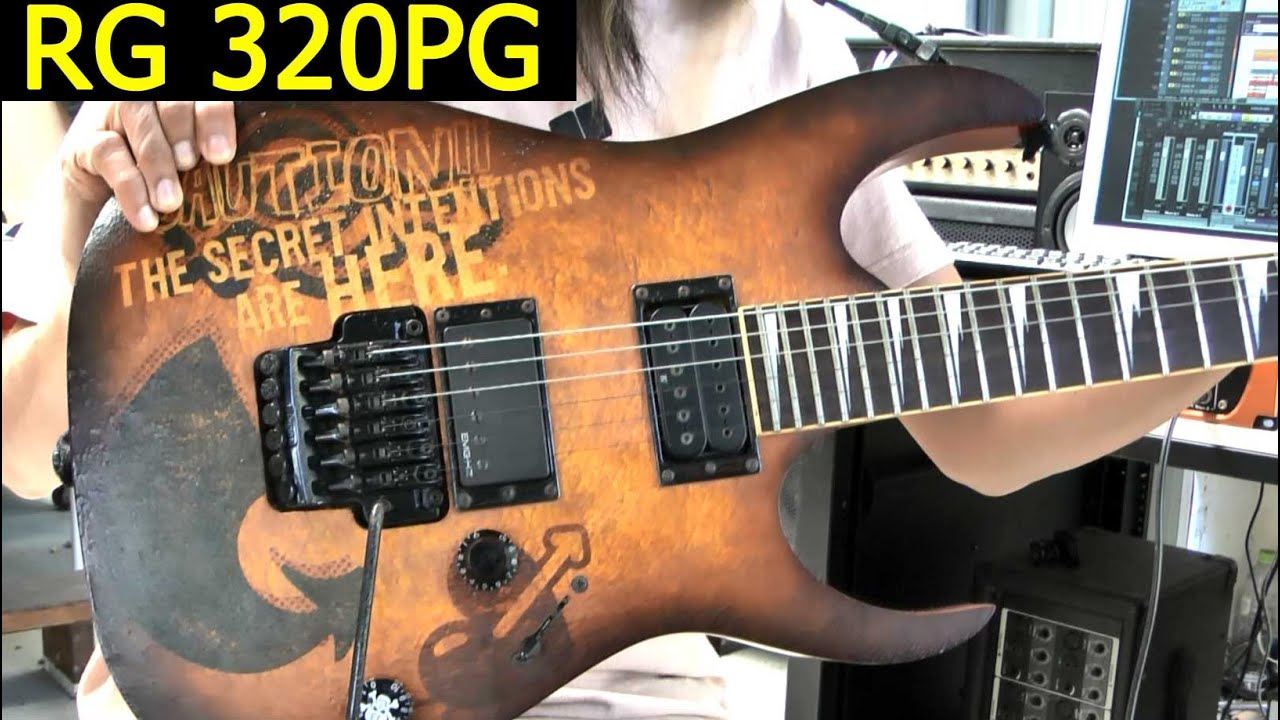 Guitar Diary, day 356, Ibanez RG320PG - YouTube