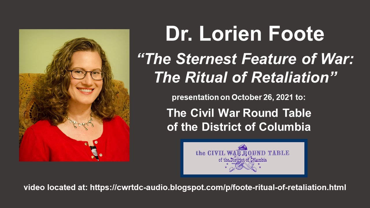 "The Ritual of Retaliation" - Zoom Presentation by Dr. Lorien Foote ...