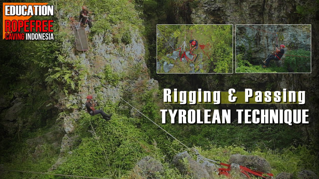 Rigging and Passing TYROLEAN TECHNIQUE | PEMBUATAN LINTASAN TALI TEGANG ...
