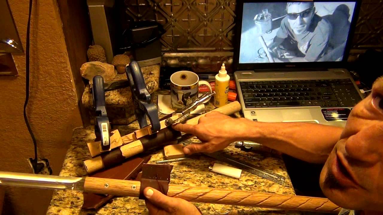 Building A Tactical Walking Stick 11 - YouTube