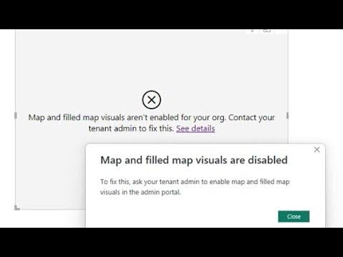 Enable Map Visual Settings in Admin Portal Power BI - YouTube