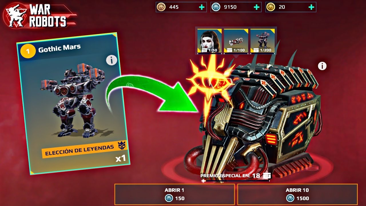 "Gothic Mars" cuántos COFRES necesitas para GANARLO! Entrega Especial ...