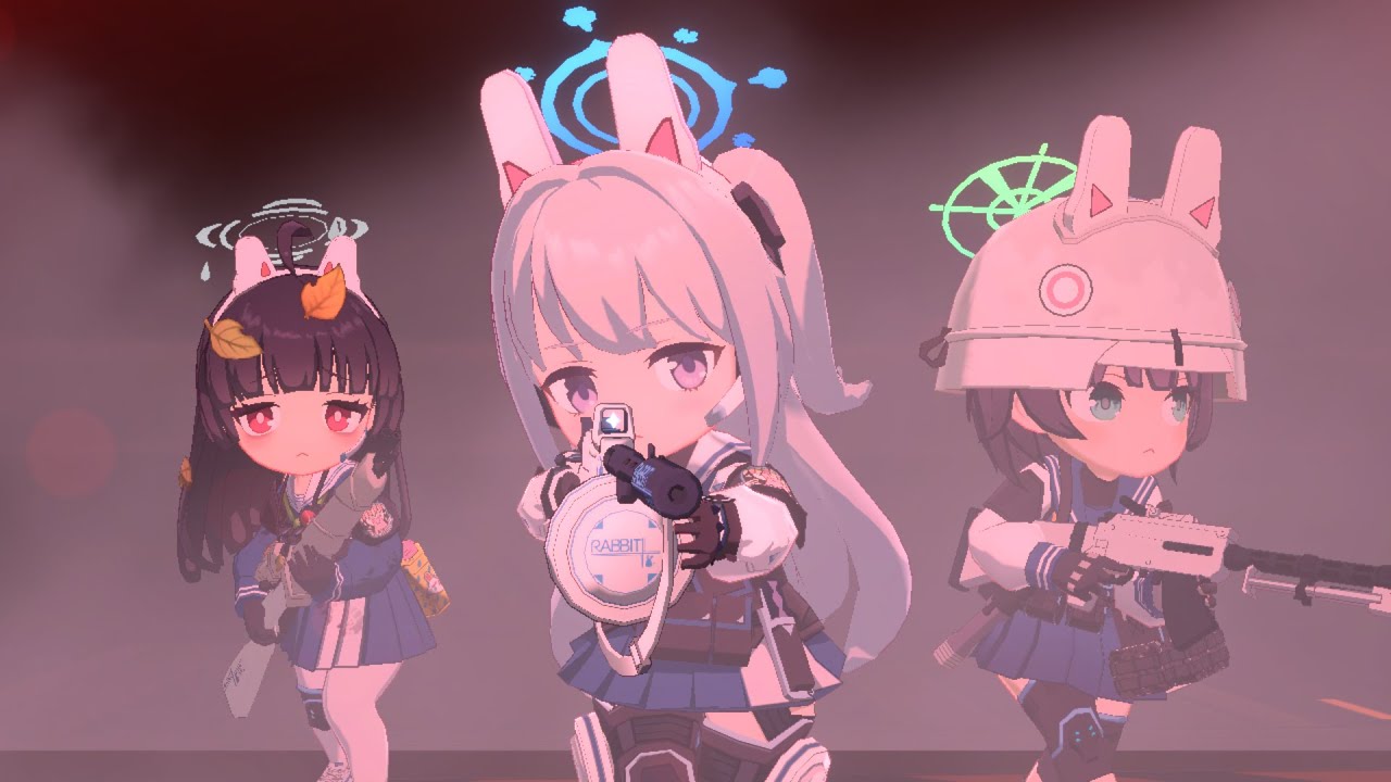 Blue Archive Final Battle - RABBIT Squad VS FOX Platoon - YouTube