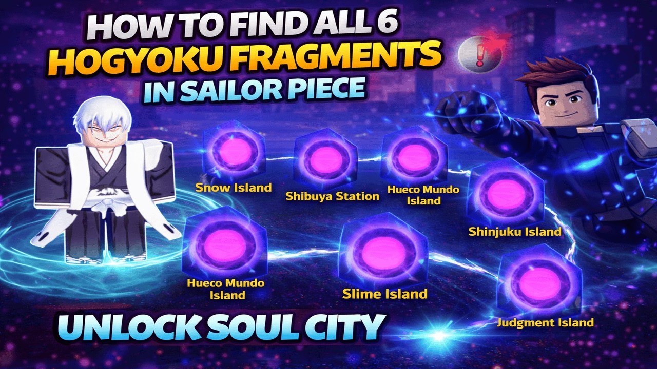 All 6 Hogyoku Fragment Locations in Sailor Piece | How to Find All ...