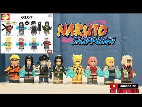 Lego Naruto Characters Lego Brick Set By WM BLOCKS 6107,The Minifigures ...
