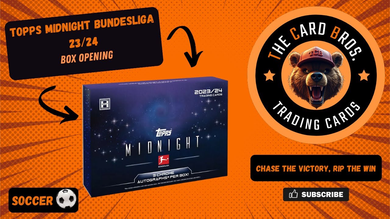 Topps MIDNIGHT Bundesliga 23/24 - Hobby Box Opening... Big Bayern hit ...