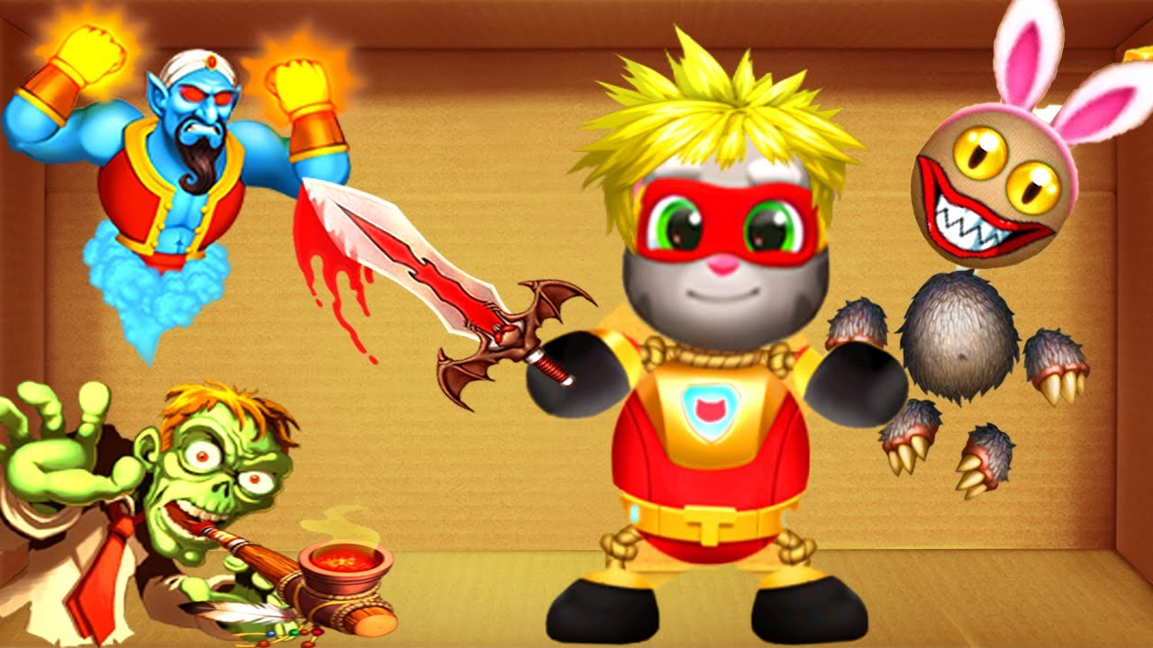 Buddy Tom Vs Zombie VS Genie | Kick The Buddy - YouTube