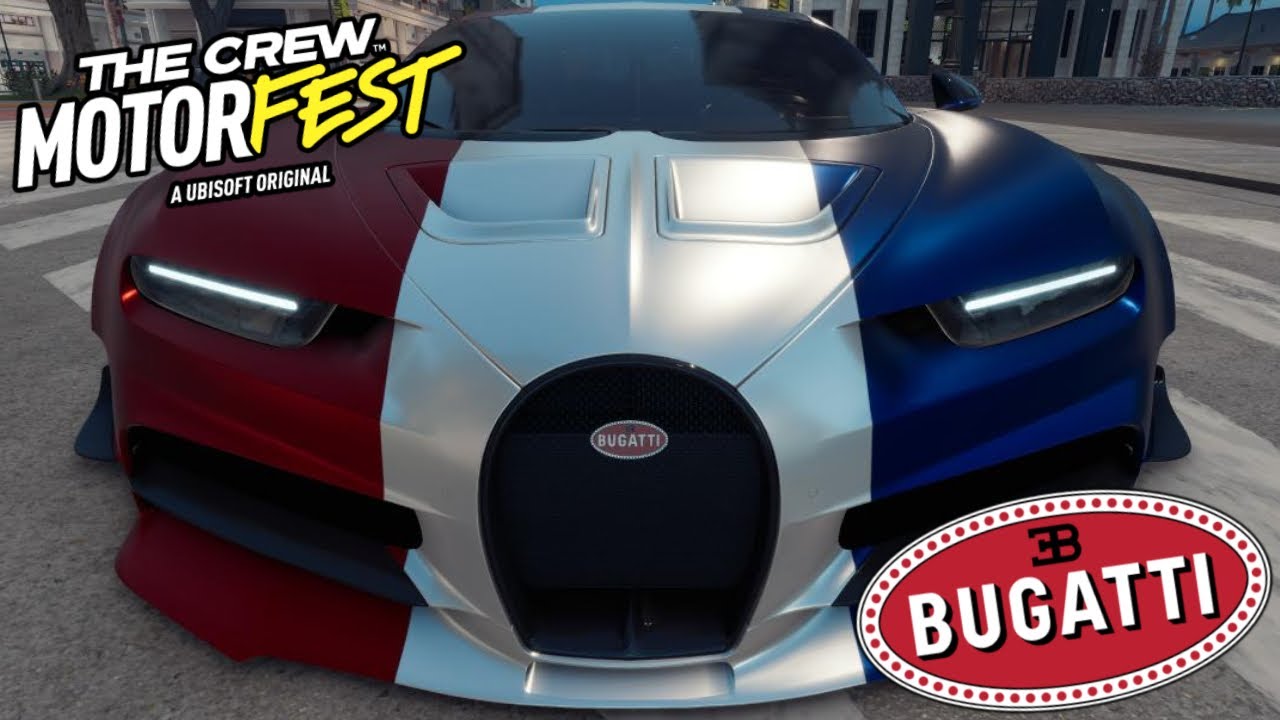 Using the BUGATTI CHIRON in the Grand Race **CRAZY FAST** - The Crew ...