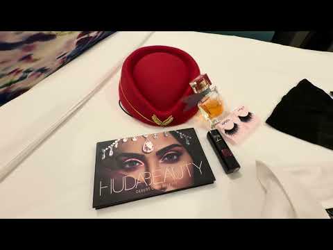 Stewardess outfit with heels, pointed lined stockings and girdle. Part 1