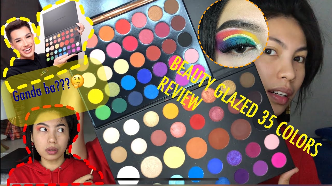 BEAUTY GLAZED 35 COLOR STUDIO PALETTE REVIEW!!! - YouTube