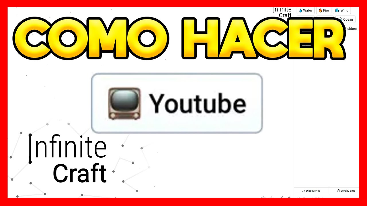 COMO HACER YOUTUBE EN INFINITE CRAFT - YouTube