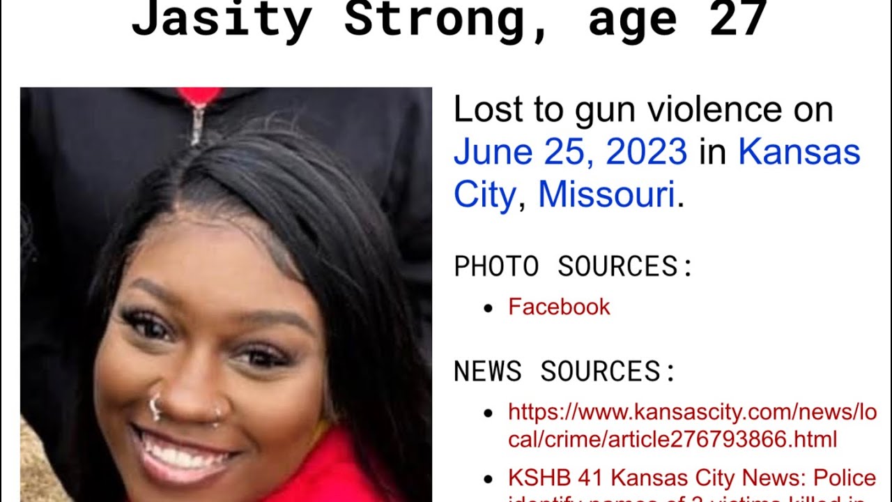 JASITY STRONG 27 JUN 25, 2023 KANSAS CITY, MISSOURI MULTIPLE DEAD AFTER ...