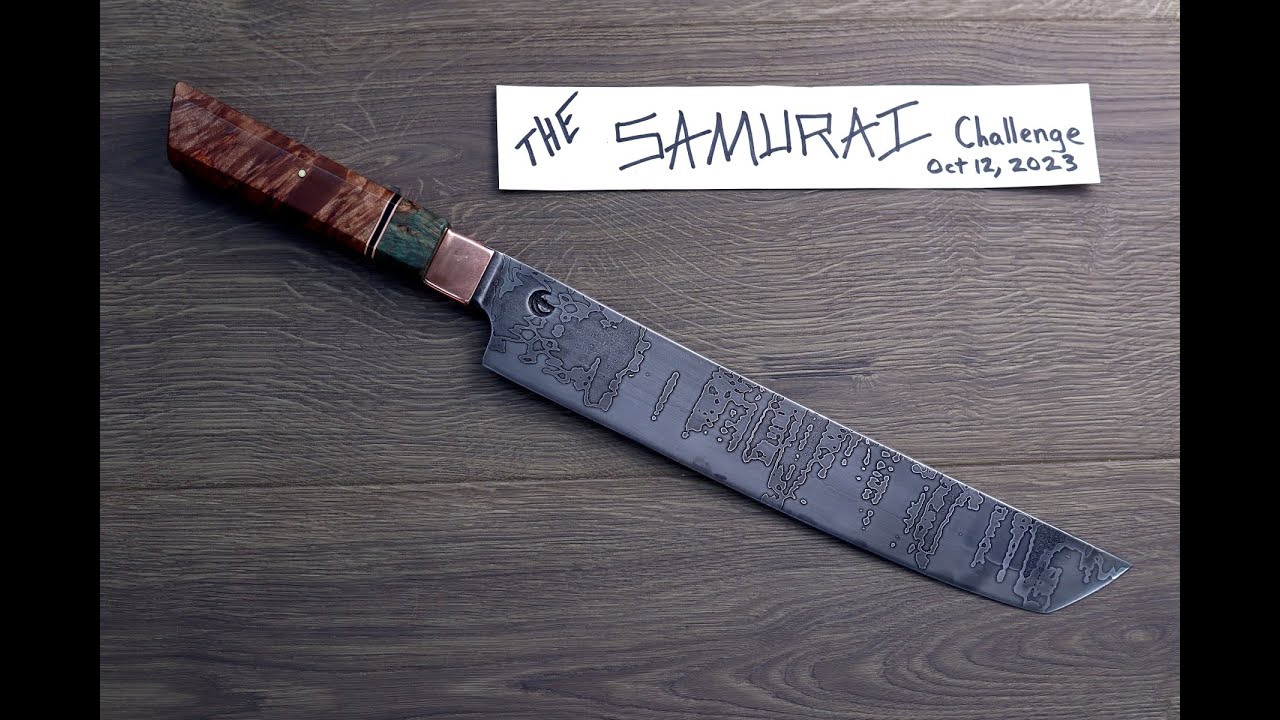 Making a Katana Kitchen Knife | The Samurai Challenge (Viewer ...