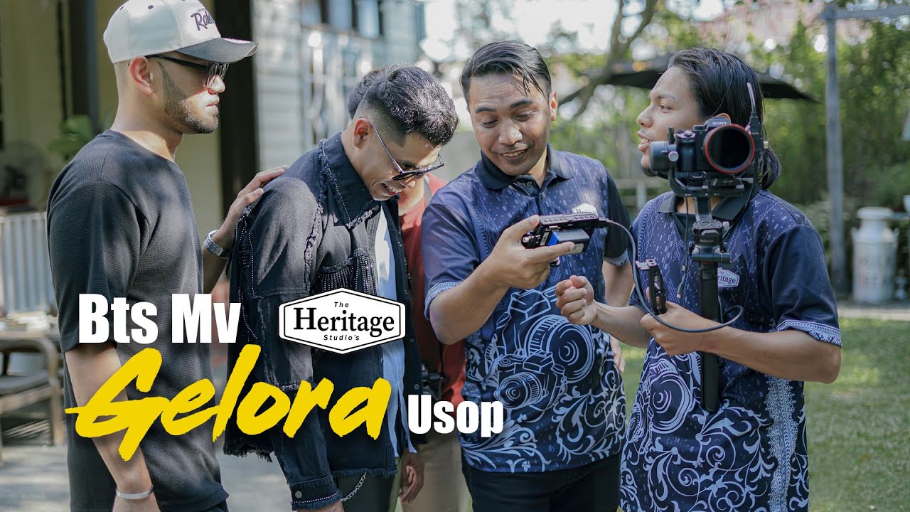 BEHIND THE SCENE - MUSIC VIDEO GELORA by USOP - YouTube