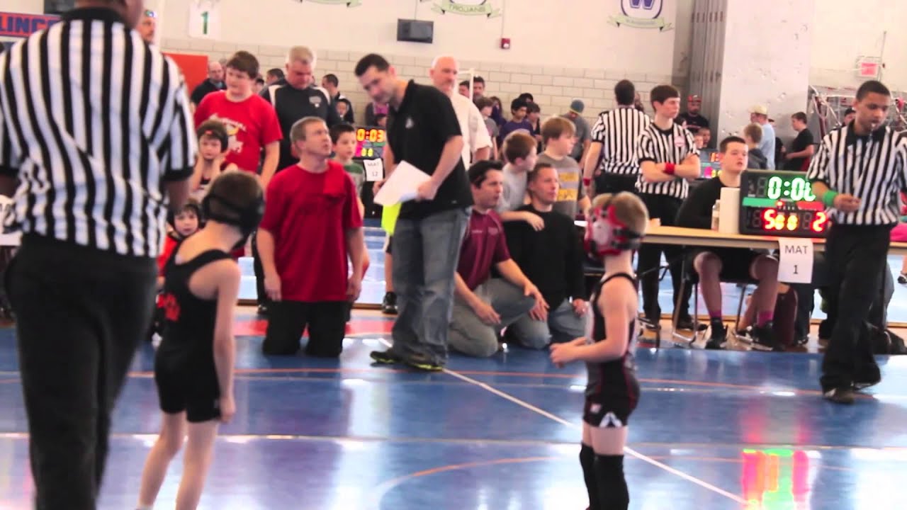 Connor Hammons 43 lb wrestling - YouTube