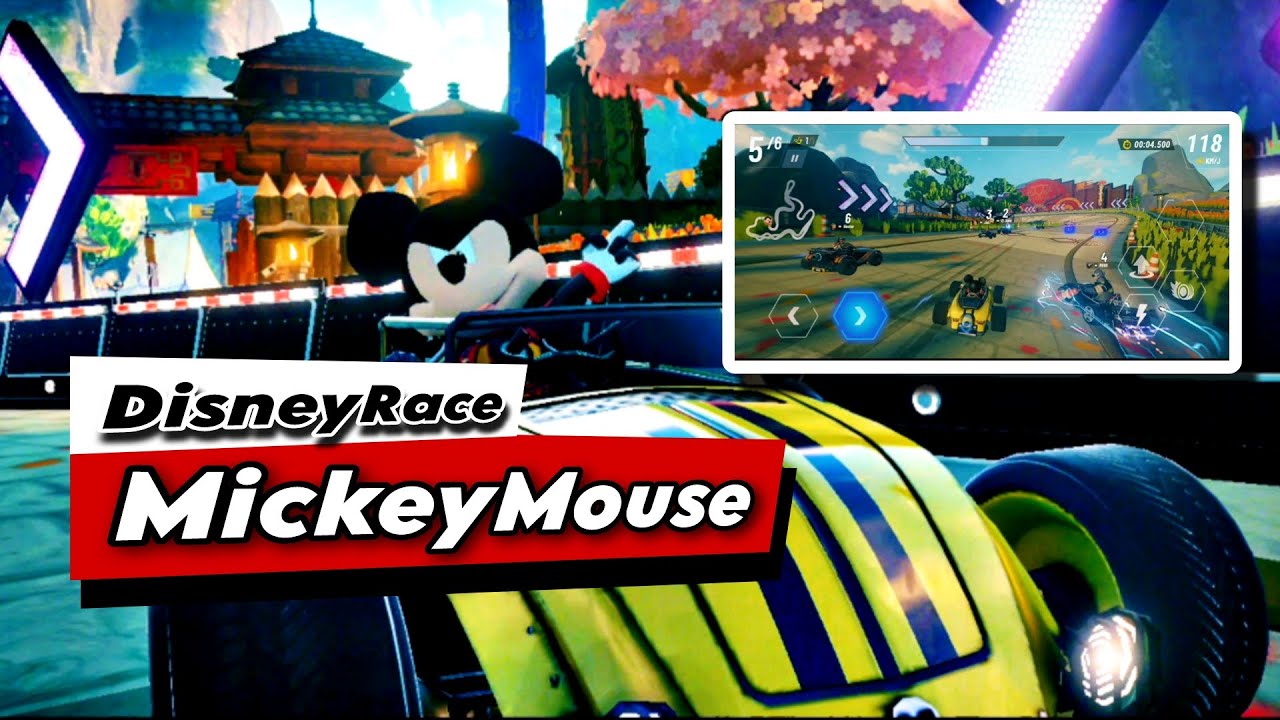 BALAPAN DISNEY - MICKE MOUSE RACE GAME TERBARU - YouTube