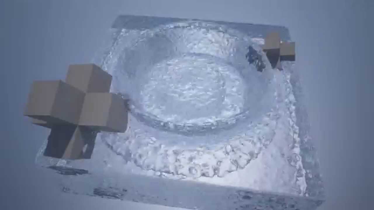 Realflow 2014 Meshing and Maxwell Render - YouTube