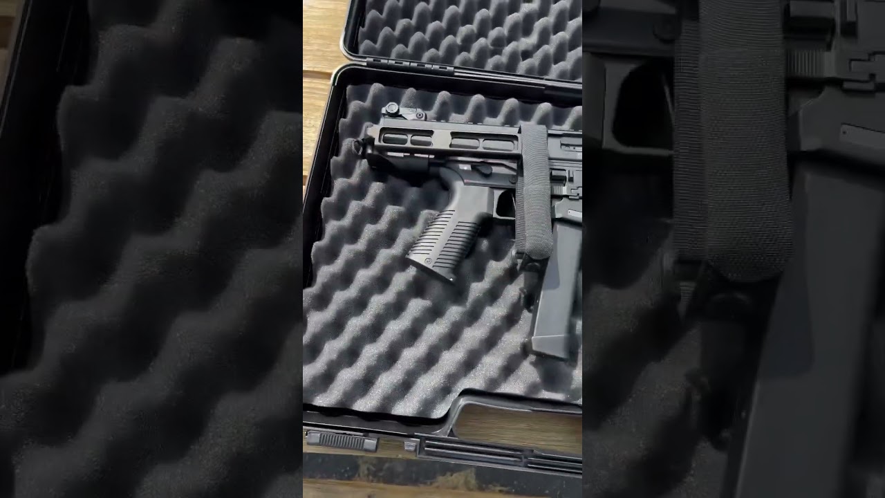 B&T GHM9 Compact Gen 2 9mm Pistol with Brace, Glock Pattern Magazine 4. ...