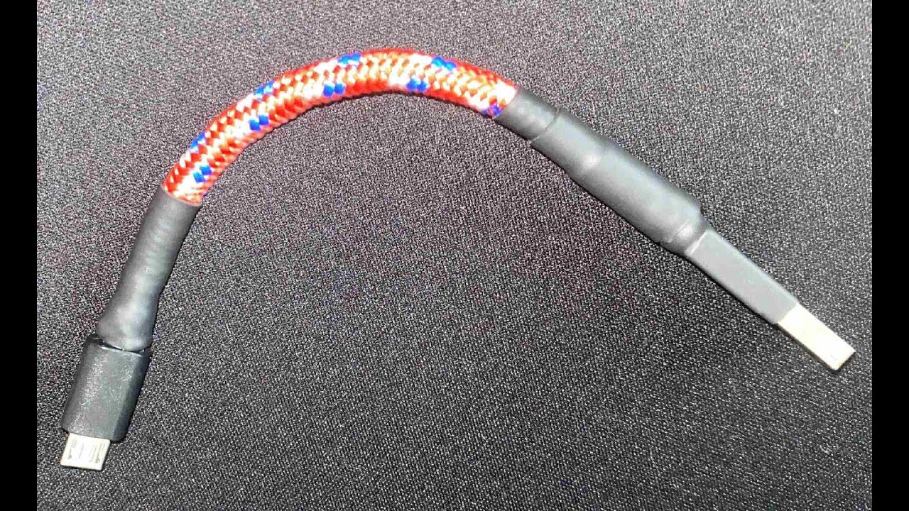 DIY Short USB Power Only Cable - YouTube