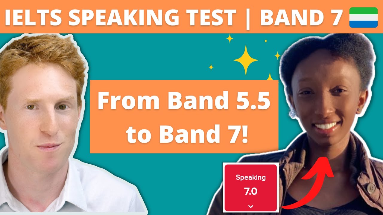 Band 7 IELTS Speaking Test | Band 5.5 to Band 7 - YouTube