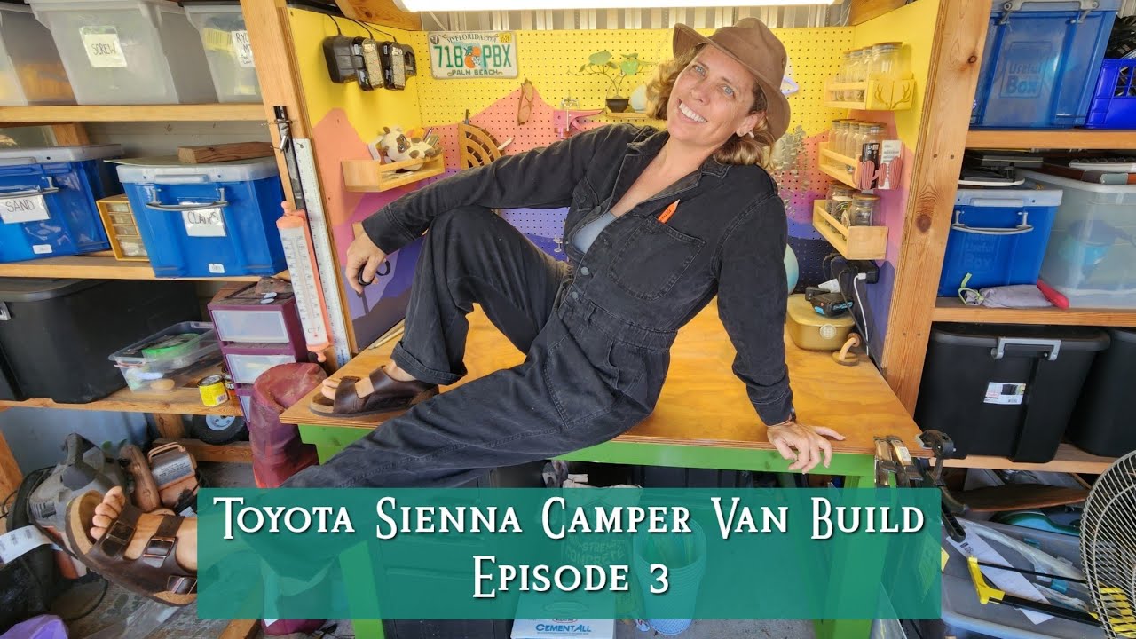 Toyota Sienna Camper Van Build: Ep 3 - YouTube