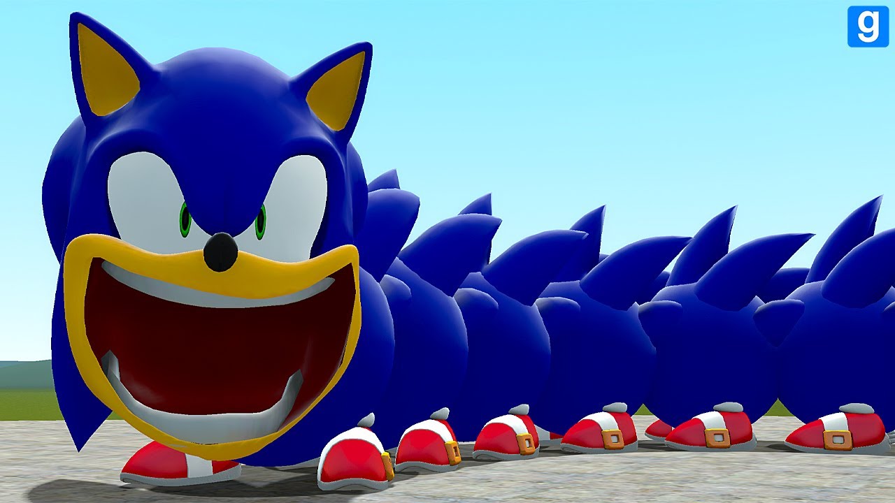 I FOUND NEW ROBLOX HUNGRY SONIC WORM In Garry's Mod - YouTube