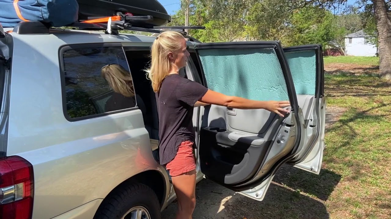 Easy Stealth Windows for Camper Car Conversion Privacy - YouTube