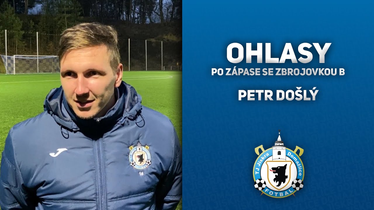 Petr Došlý po utkání s rezervou Zbrojovky Brno - YouTube