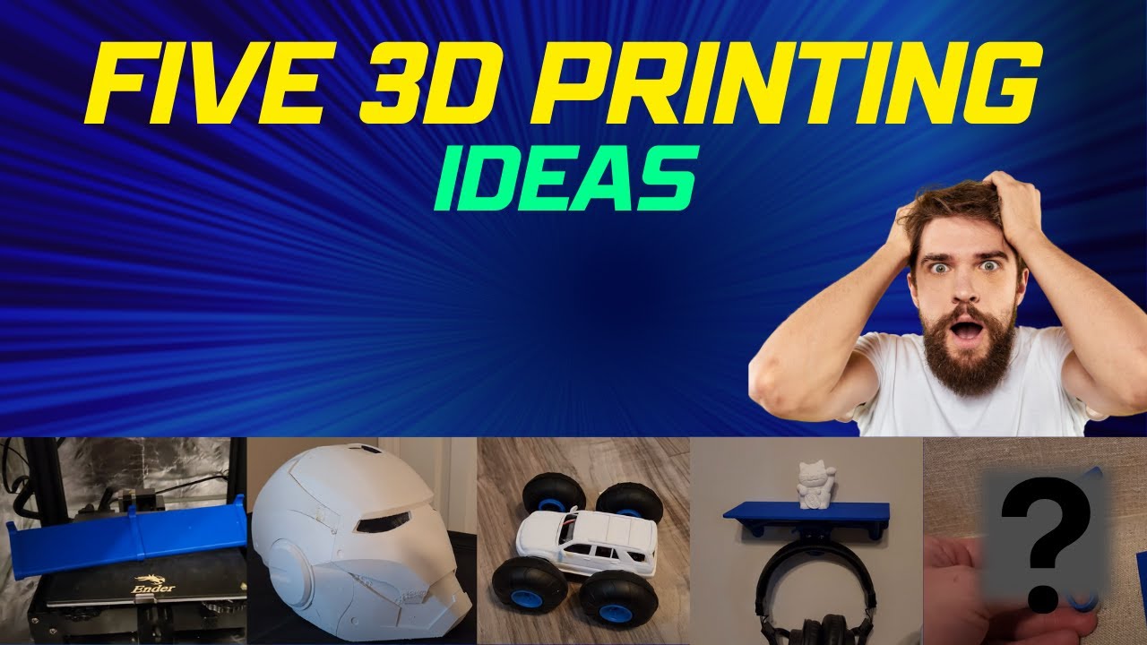 5 Useful Ideas For 3D Printing - For Beginners And Experts! - YouTube