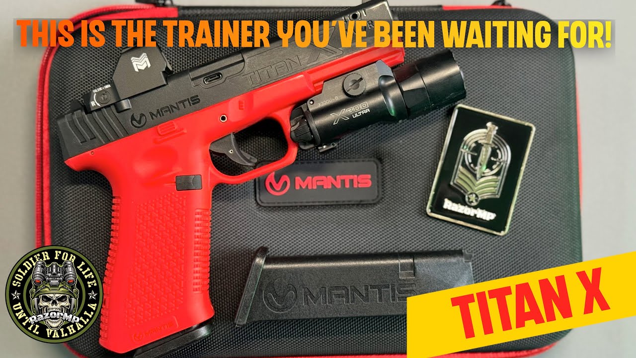 Mantis Titan X - Pistol Dry Fire Training Tool - YouTube