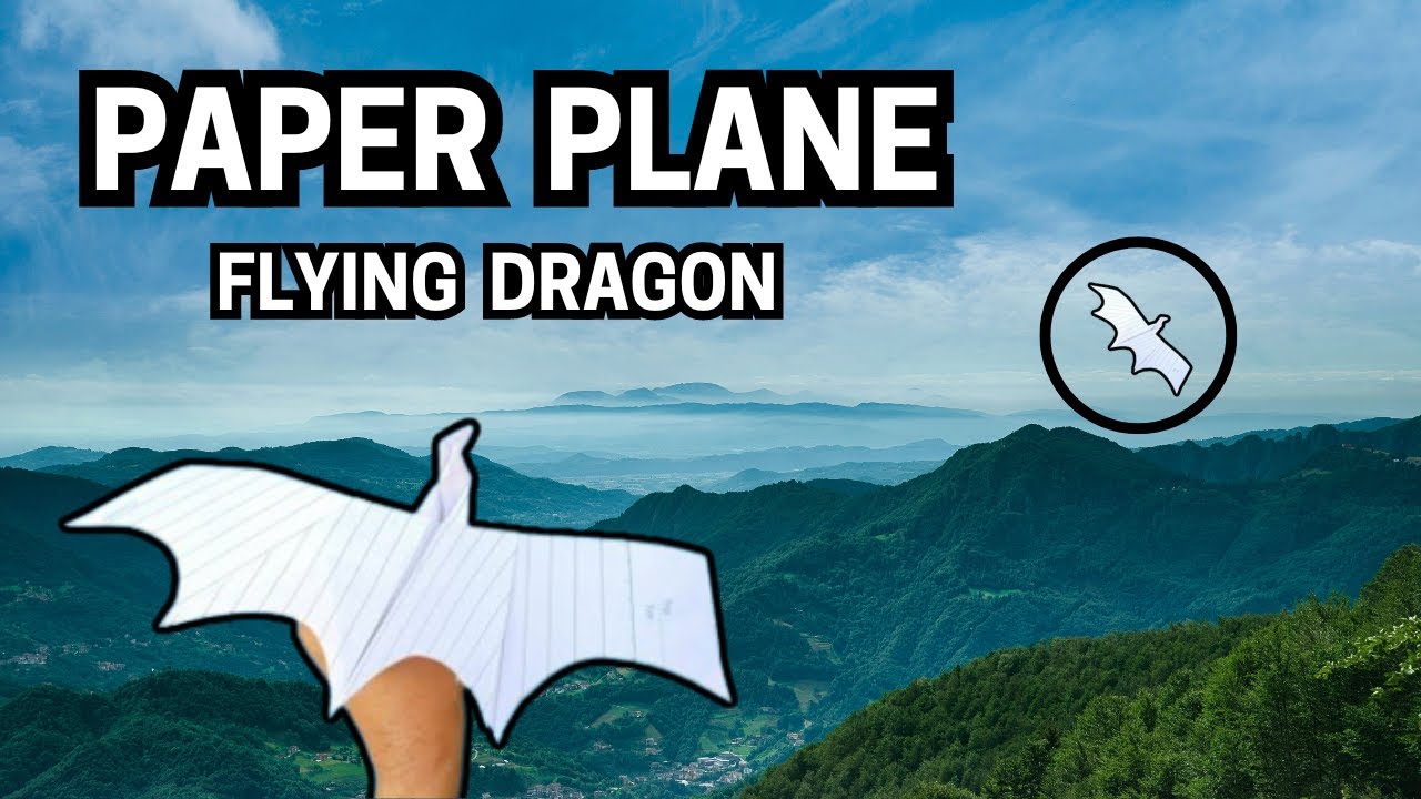 How to Make a Best Flying Dragon Plane || Flying Origami Dragon ...