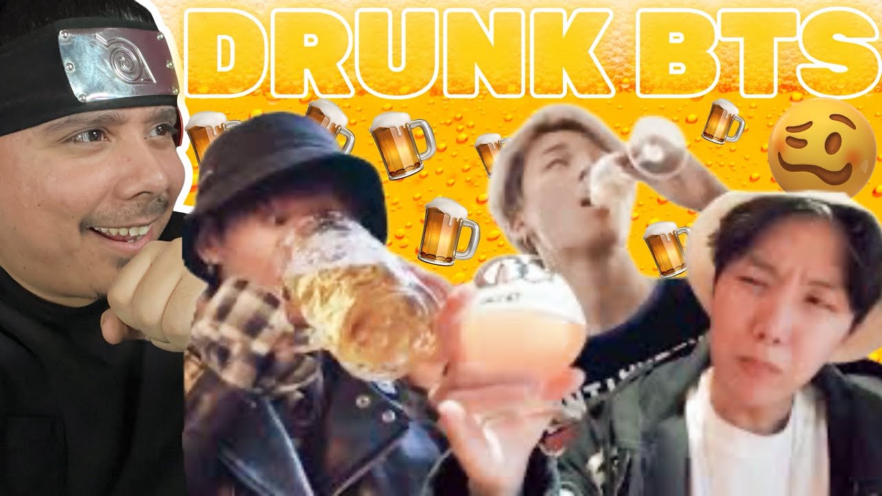 BTS vs Alcohol! drunk BTS is the best BTS (Reaction) - YouTube