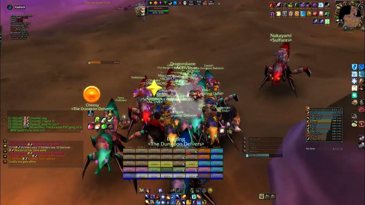 WoW-Classic Era-Firemaw "Just a PUG" AQ40 Mage POV - YouTube