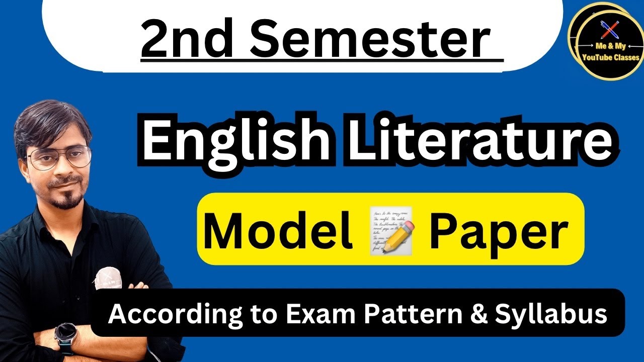 B.A 2nd Sem.: English Literature Model Paper Term & Sem. exam ...