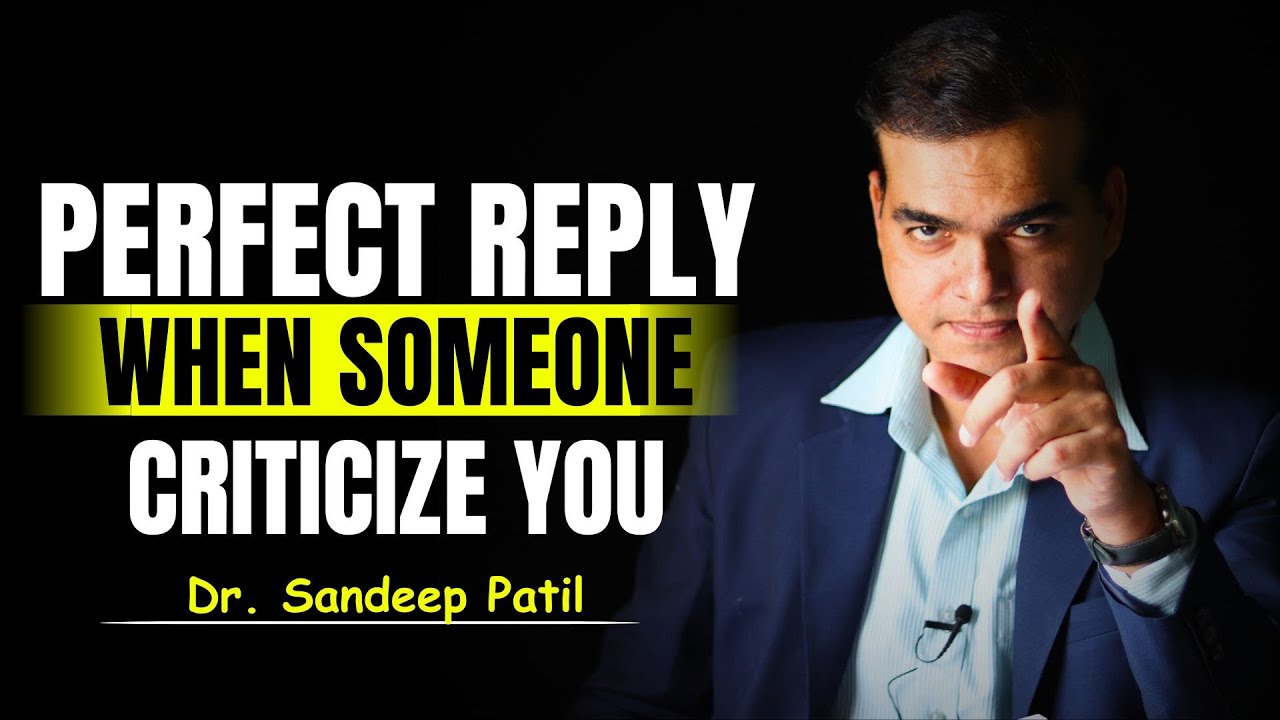 Say this and people will NEVER dare to criticize you again. | Dr ...