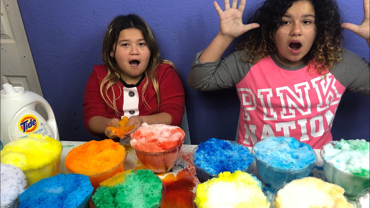 MAKING 2 GALLONS OF RAINBOW CLOUD SLIME- MAKING GIANT SLIMES - YouTube
