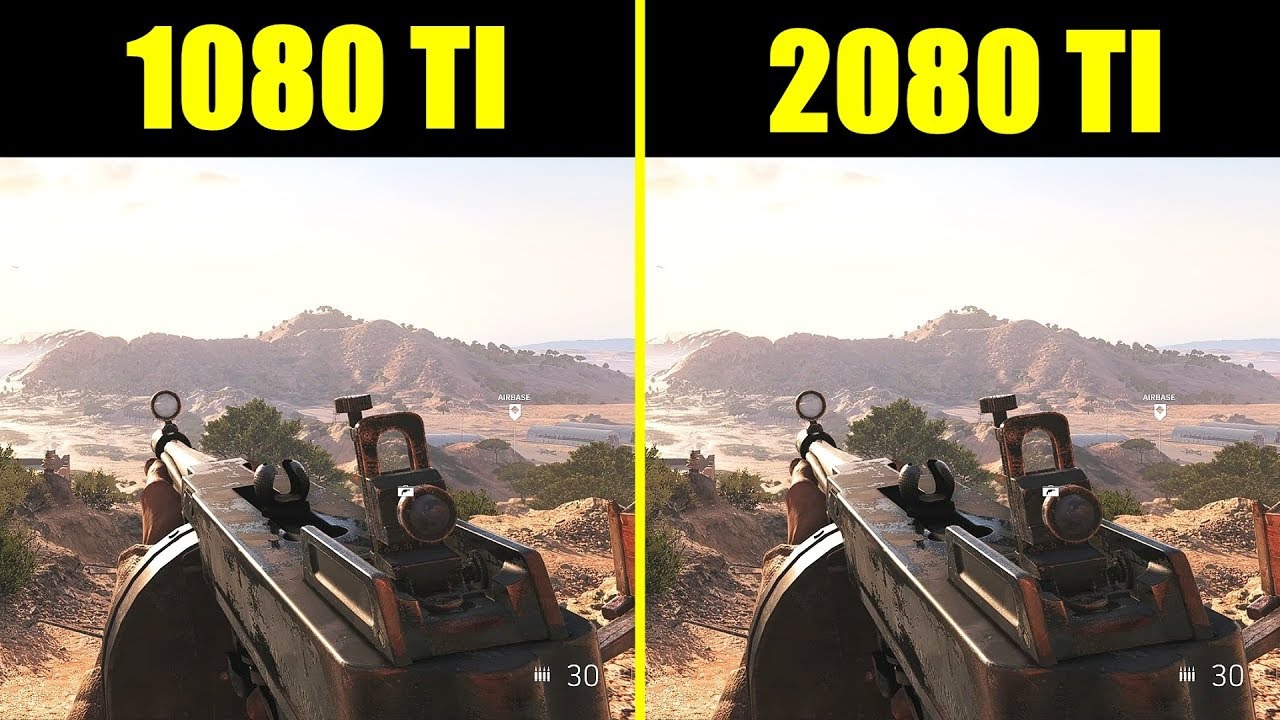 Battlefield 5 Ray Tracing On RTX 2080 TI Vs GTX 1080 TI Frame Rate ...