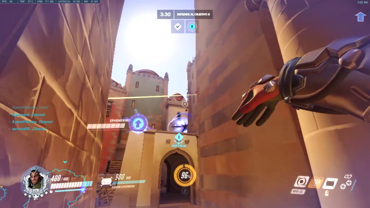 [Overwatch] Partida Rapida con Sigma, Sacando el Spray Adorable y me ...