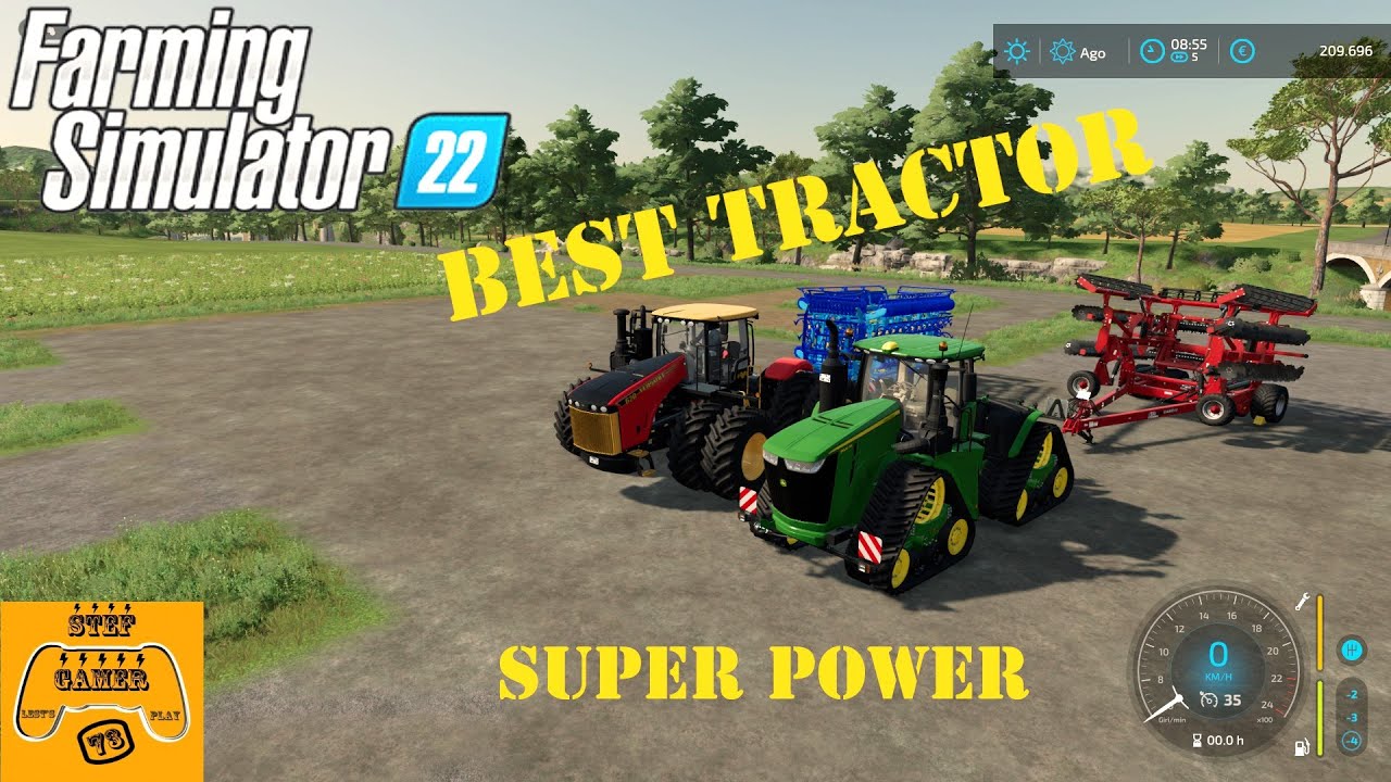 FARMING SIMULATOR 22 - BEST TRACTOR - YouTube