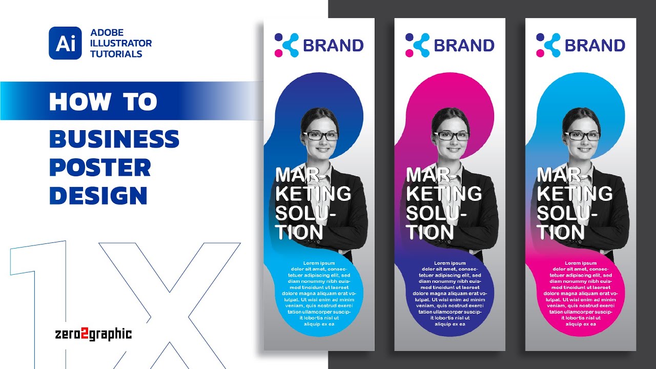 How to Create Poster Design in Adobe Illustrator CC 2020 - YouTube