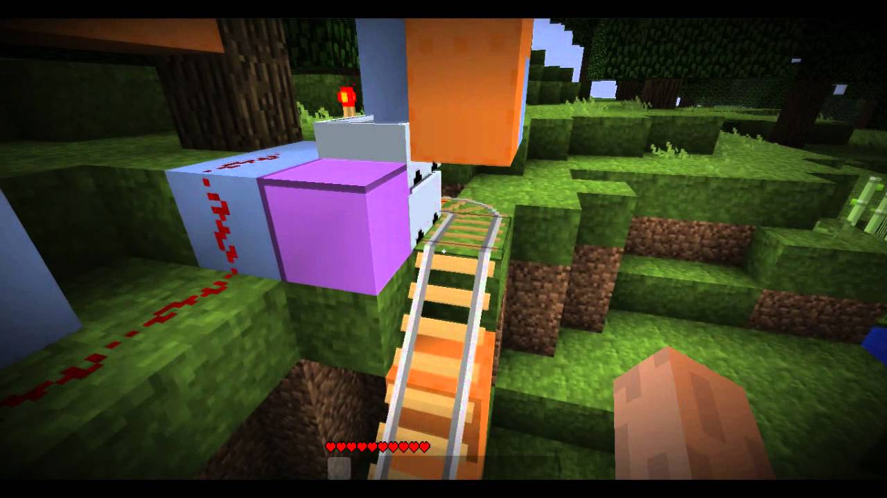 Minecraft - Minecart Station Tour - YouTube
