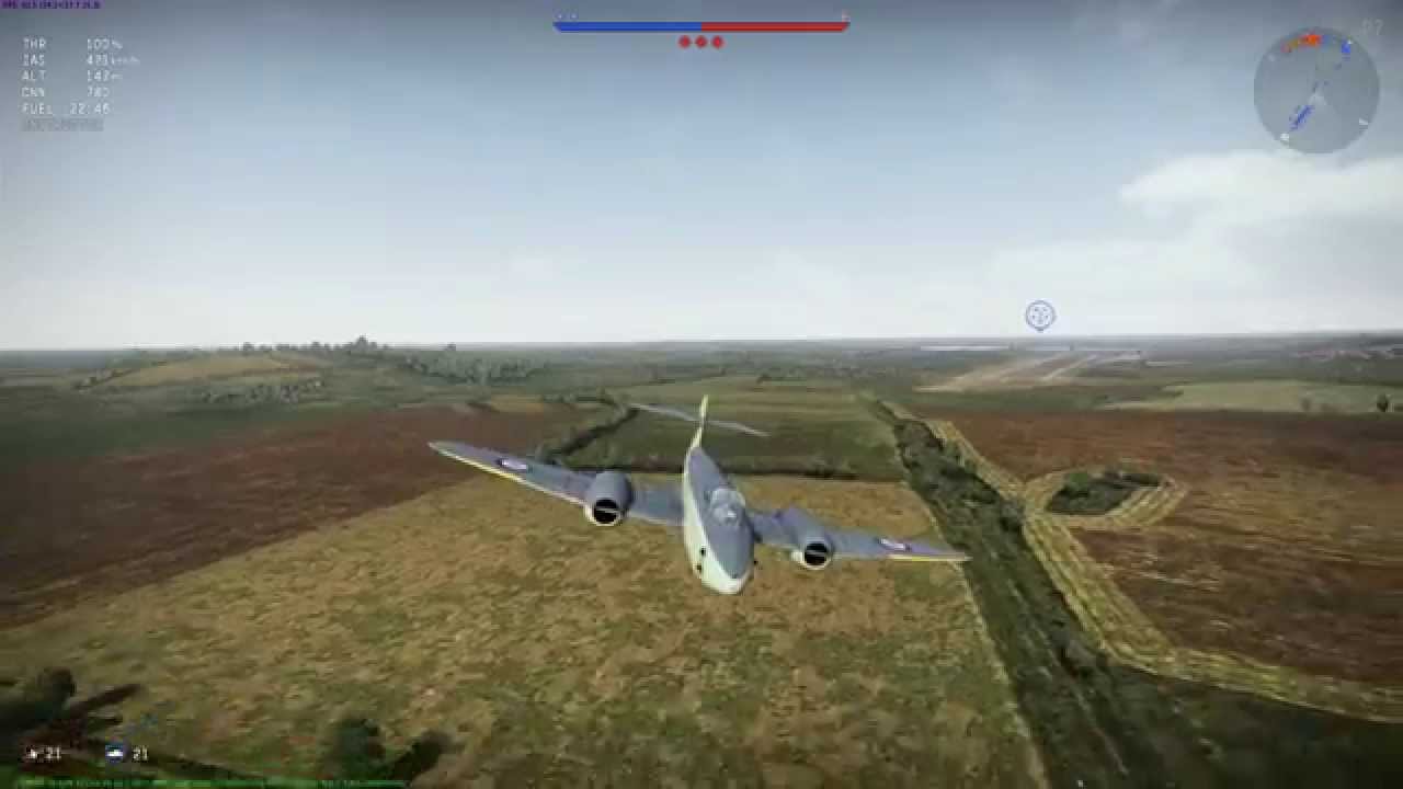 War Thunder - Historical Battles - Sea Meteor F. Mk3 - YouTube