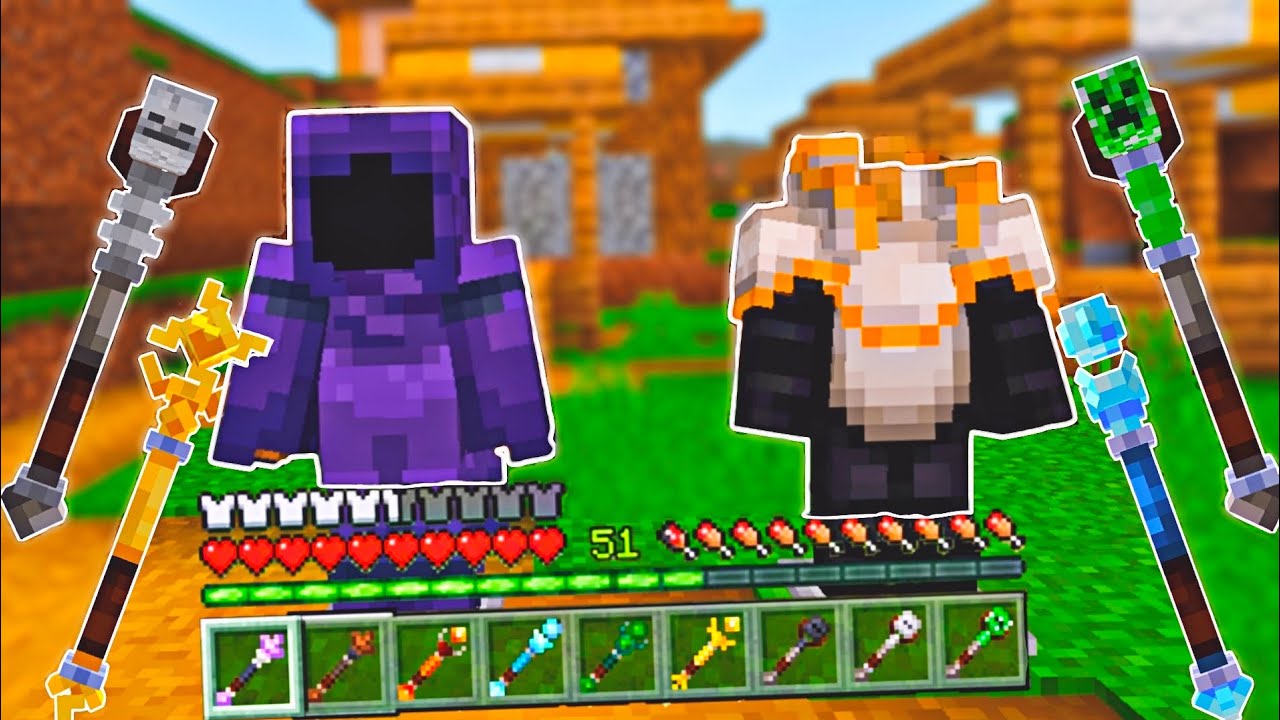 Magical Items Addon For Minecraft PE 1.19+ | Magical Wands For ...