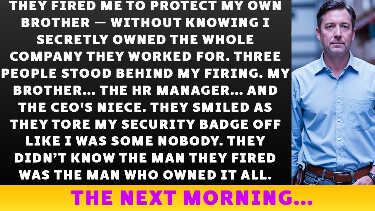 they fired me to protect my own BROTHER - YouTube