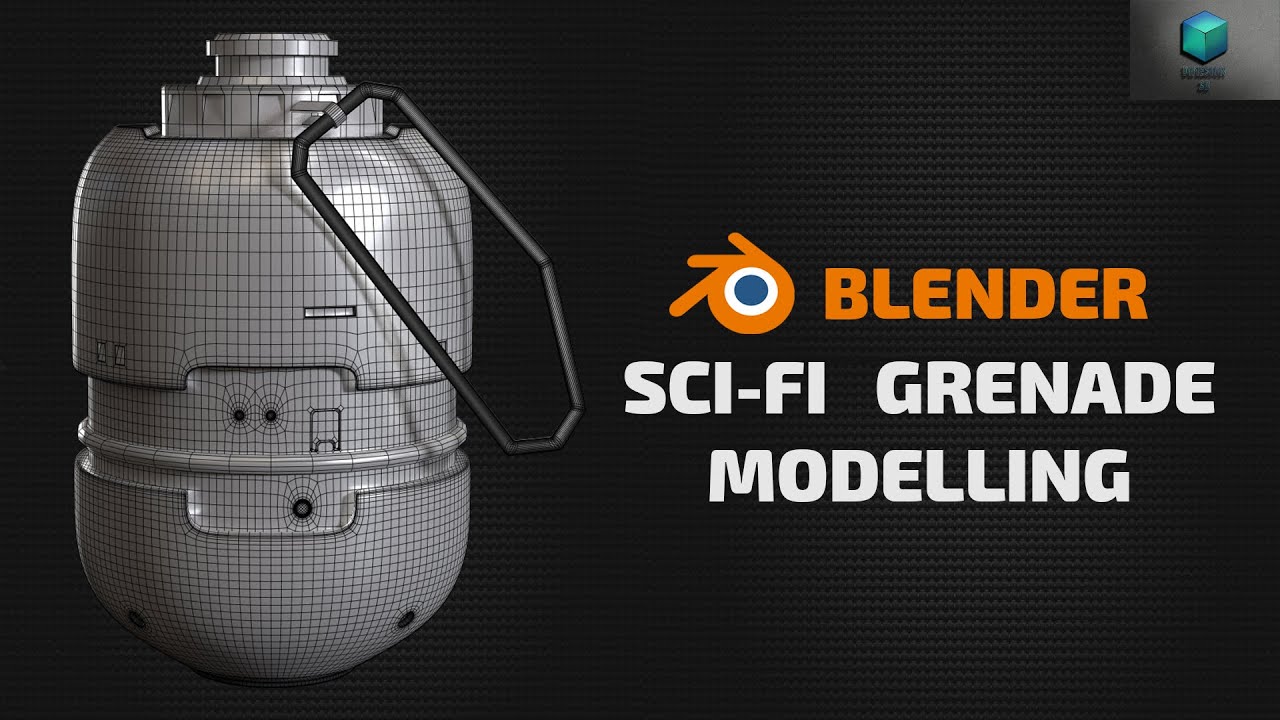 BLENDER - Futuristic Sci-fi Grenade Modelling - YouTube