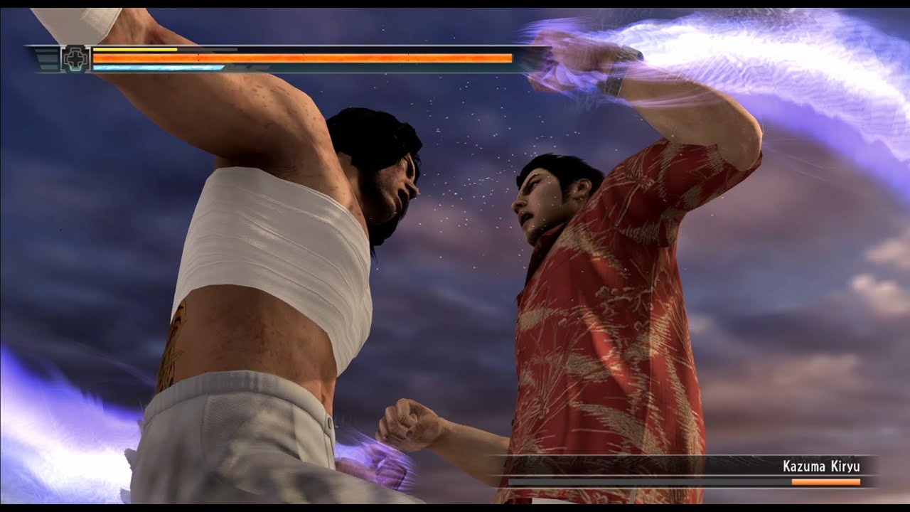 Yakuza 4 Tiger X Dragon Kazuma Kiryu No Damage - YouTube