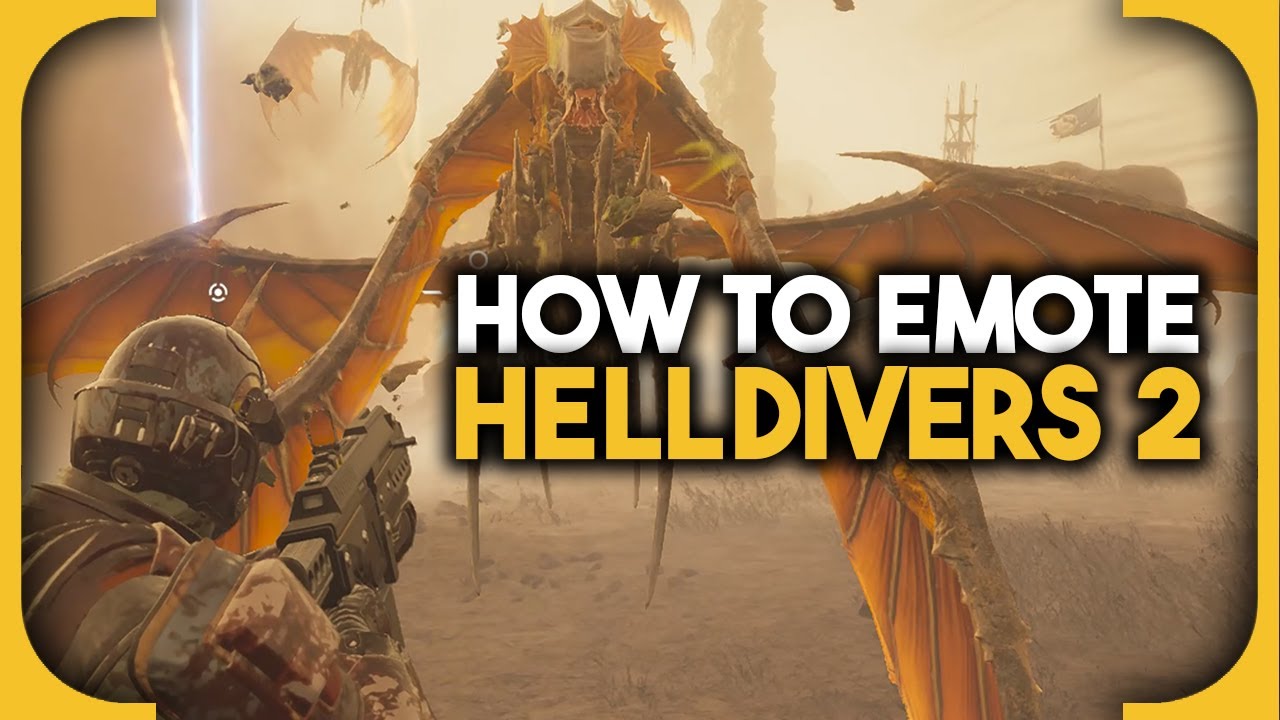 How to emote in Helldivers 2 - YouTube