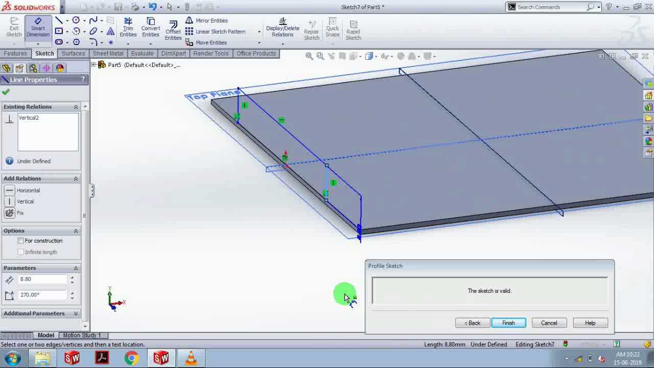 Solidworks Sheetmetal Edge Flange, K factor - YouTube